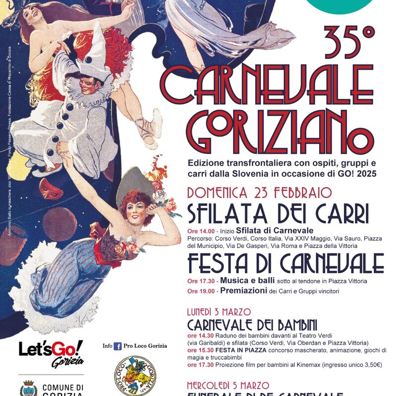 Events - GORIZIAN CARNIVAL: SUNDAY 23rd PARADE AND BIG PARTY - Vari luoghi
