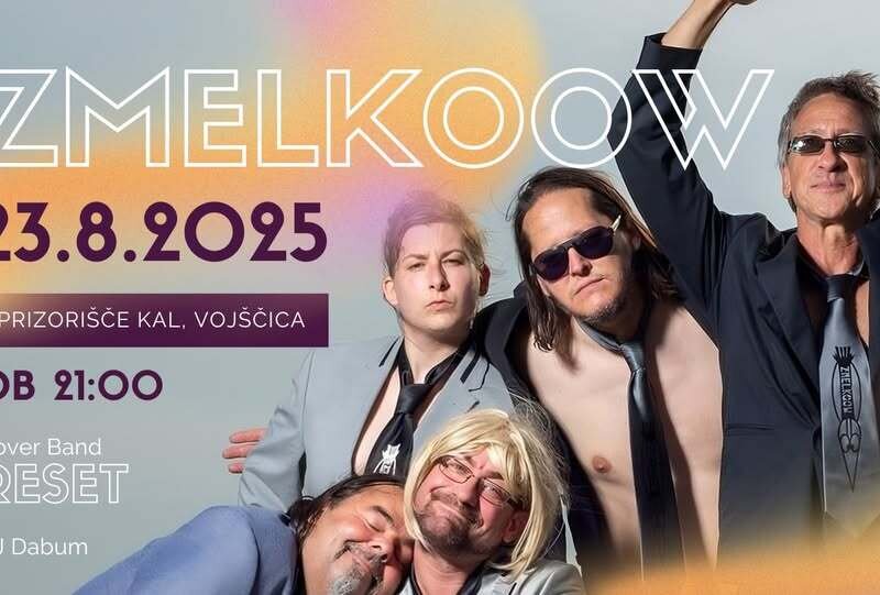 Events - ROCK VOJŠČICA - ZMELKOOW, Cover Band RESET in DJ DABUM